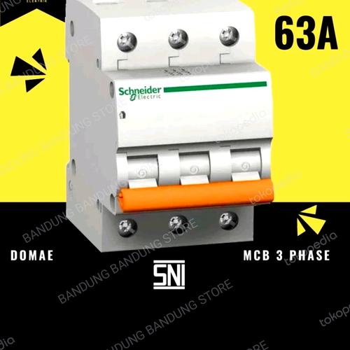 Jual SCHNEIDER MCB 63A 3P MERLIN GERIN MG DOMAE MCB 3P 63A 220V SCHNEIDER - Kota Bandung ...