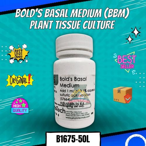 Jual Bold's Basal Medium (BBM) - Plant Tissue Culture, 50 Liter - Kab ...