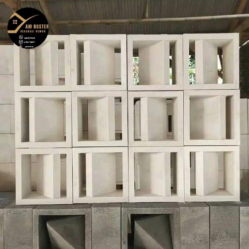 Jual Roster Beton Minimalis Nako anti tampias(2 Sisi) - Abu-abu - Kab ...
