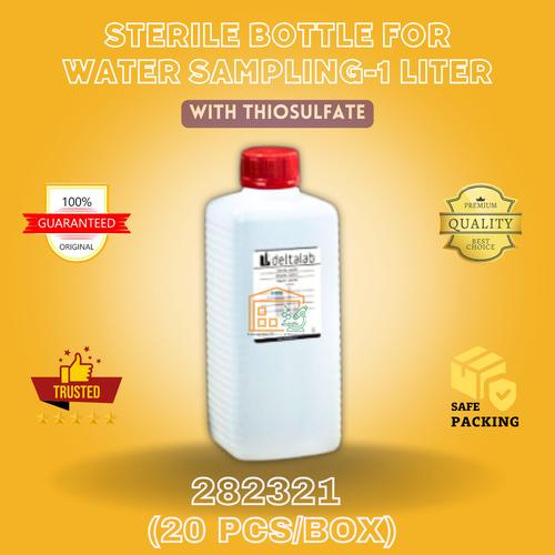 Jual Sterile Bottle for Water Sampling-1 Liter, with Thiosulfate, 20pcs ...