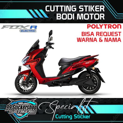 Jual Stiker body motor Polytron Fox R - Silver Hitam - Kab. Indramayu ...