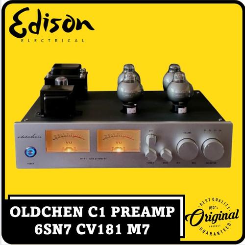 Jual OLDCHEN C1 Tube Preamp HiFi Exquis Laochen 6SN7 CV181 Pre-Amp M7 ...