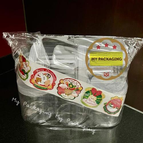 Promo TOPLES TABUNG PLASTIK 750ml - TEBAL | JAR KUE SNACK 750 ml - 5SET ...
