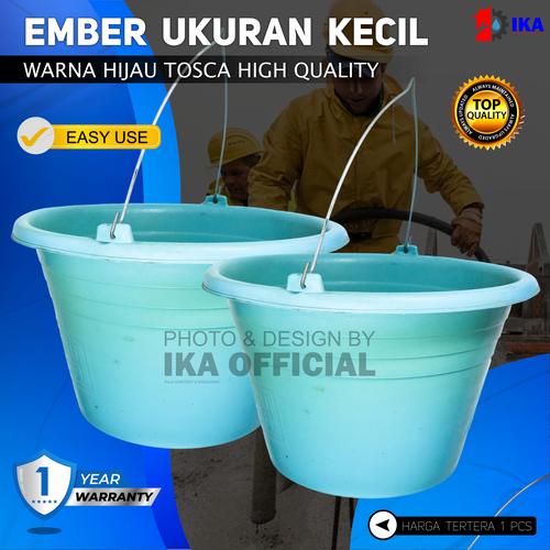 Jual Ember Plastik WARNA JUMBO BESAR & KECIL TOSCA HIJAU Ember Cor Anti ...