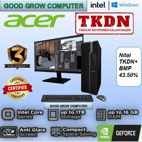 Jual Acer Veriton M PC DESKTOP i7-12700 16GB 2TB VGA 6GB WiN11 TKDN ...