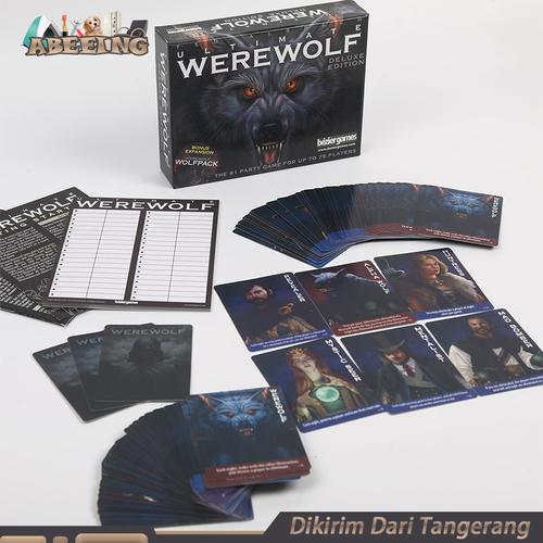 Jual Kartu Werewolf Ultimate Deluxe Edition Board Game Warewolf Card ...