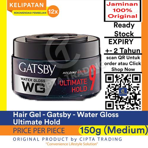 Promo Hair Gel - Gatsby - Water gloss Ultimate Hold 150g - 1 Pc ...