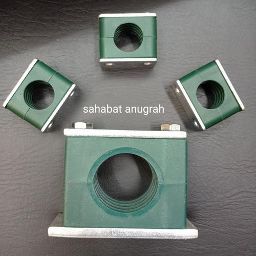 Jual clamp pipa tubing / klem pipa hydraulic 1 1/4" inch - Jakarta ...