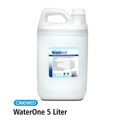 Jual ONEMED - WATERONE 5 Liter | Pure Water | Aquadest | Air Tabung ...