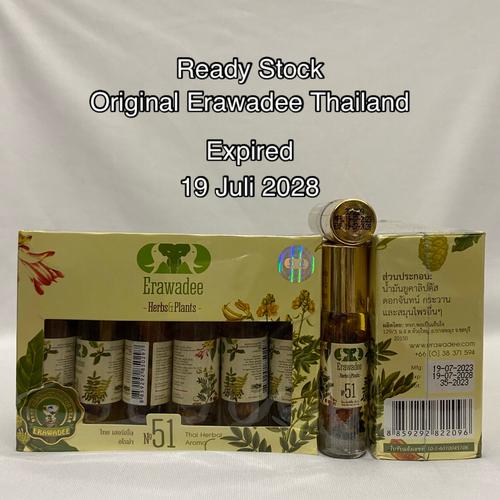 Jual Erawadee 51 herbal inhaler Minyak Angin Erawadee 51 - Kota ...