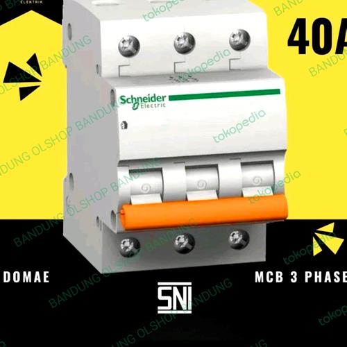 Jual SCHNEIDER MCB 40A 3P MERLIN GERIN MG DOMAE MCB 3P 40A 220V SCHNEIDER - Kota Bandung ...