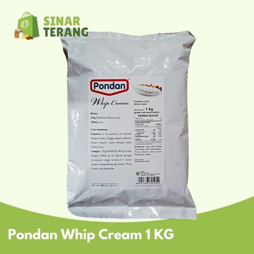 Jual PONDAN Whip Cream / Whipping Cream bubuk kiloan Bulky 800gr ...