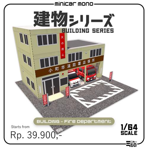 Jual Diorama Papercraft Building -Fire Department- - Jakarta Pusat ...