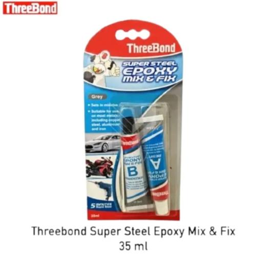 Jual THREEBOND SUPER STEEL EPOXY 5 menit/Plastic/Plastik Stil Hardener 35ml - Jakarta Barat ...