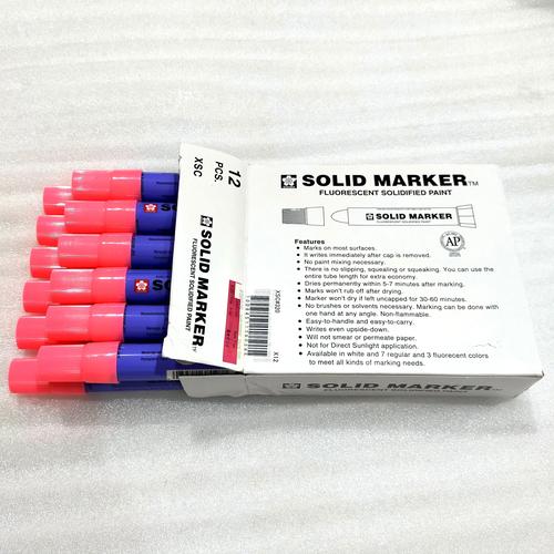 Jual Solid Marker SAKURA Fluorescent Pink Stik Penanda Solidified ...