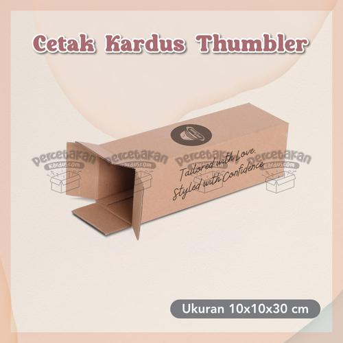 Jual Cetak BOX BOTOL 10x10x30 cm FC Custom Desain/Logo Dus Packing ...