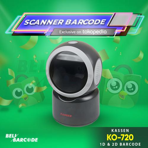 Jual SCANNER BARCODE KASSEN KO-720 / KO720 / KO 720 WHITE 1D&2D (QR ...