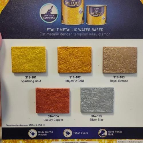 Jual Kansai Ftalit Metallic Gold 750Cc Waterbased Gratis Ongkir ...