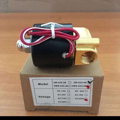 Jual selenoid valve 2 way 1/4 EMC 7kg 2W-025-08 - AC220 - AC220 ...