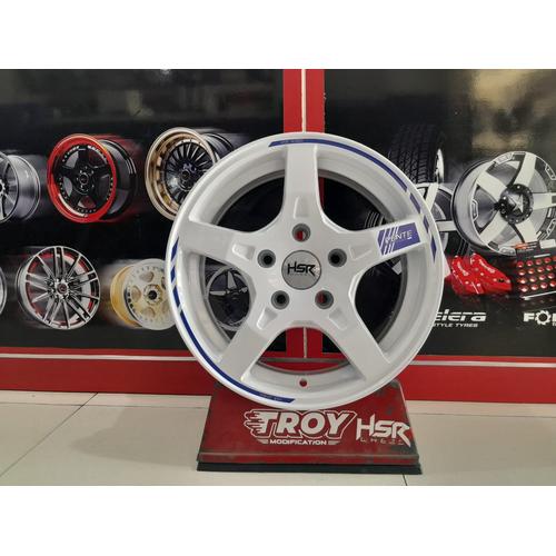 Jual Racing Velg Putih R15 PENTE HSR 5x114,3 Te37 Innova,Terios,Ertiga ...