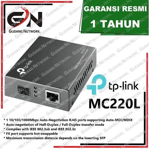 Jual TP-LINK Gigabit Ethernet Media Converter MC220L - Converter - Jakarta Pusat - Gudang ...