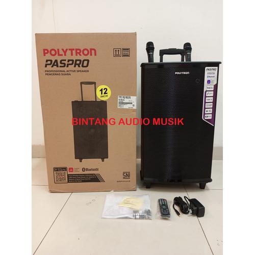 Jual SPEAKER AKTIF PORTABLE POLYTRON PAS PRO 12F6 ORIGINAL 12 INCH BT ...