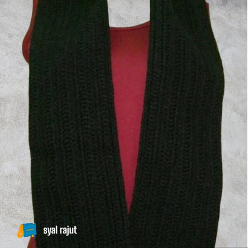 Jual syal rajut winter / gunung untuk pria dan wanita - Hitam - Kota ...