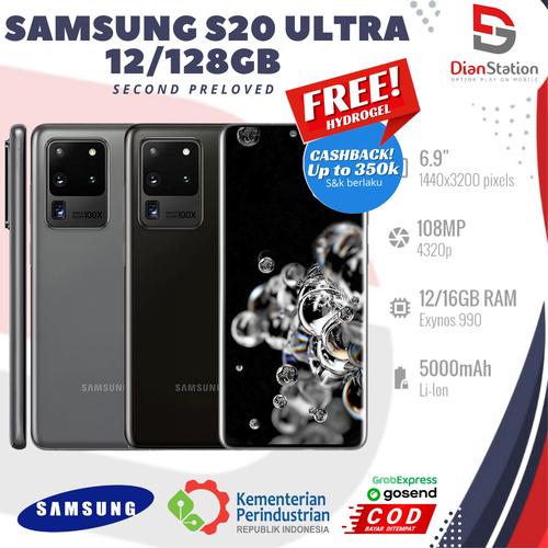 Jual SAMSUNG S20 ULTRA 5G | RESMI SEIN | SECOND - 12/128 HP ONLY - Kota ...