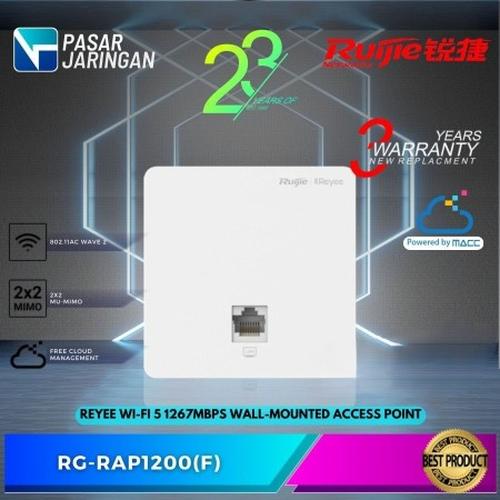Jual Ruijie RG-RAP1200(F) AC1300 Wall-Plate Access Point Dual Band ...
