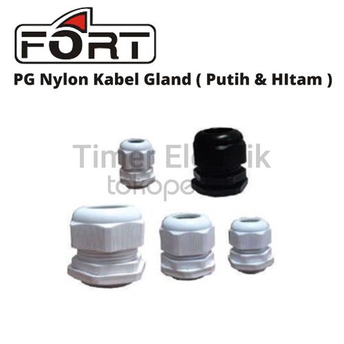 Jual Kabel Gland PG Nylon FORT Putih & hitam - 3.5mm-6mm - Jakarta ...