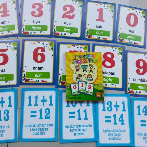 Jual Flash Card Mainan Anak - Flashcard Angka - B55 - Kab. Sukoharjo ...