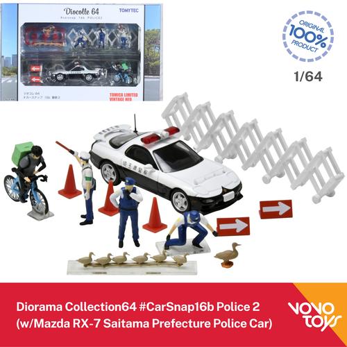 Jual Tomica Limited Vintage Diocolle CarSnap16b Police 2 w/Mazda RX7 ...