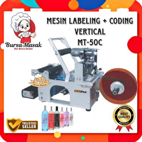 Jual Mt 50c Mesin Labeling Stiker Tempel Pada Botol Dengan Coding