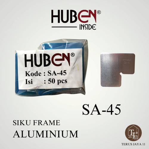 Jual 50PCS HUBEN Siku Frame Aluminium SA-45/Aluminium Profile Huben SA ...