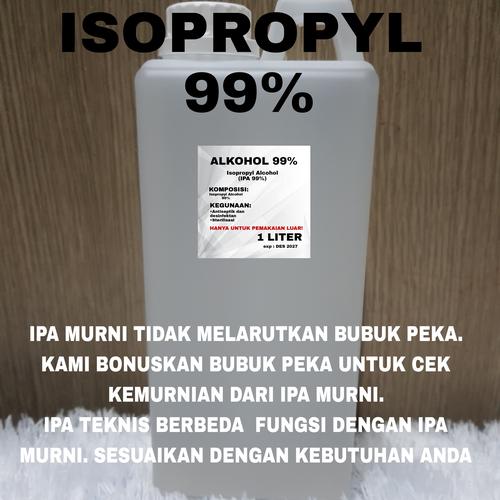 Jual Isopropyl alcohol 99% / Ipa 99% / Isopropyl alkohol- 1 liter ...