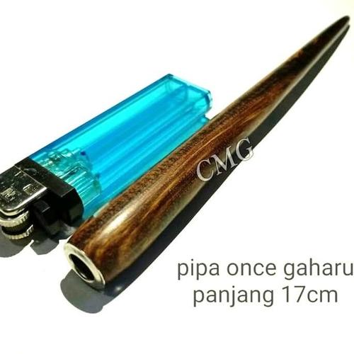 Jual Ready || Pipa Cangklong Gaharu Kalimantan Once Wangi Panjang 17 Cm ...