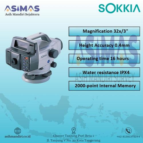 Jual Digital Level Sokkia SDL-30 / Harga Sokkia SDL30 Digital Level ...