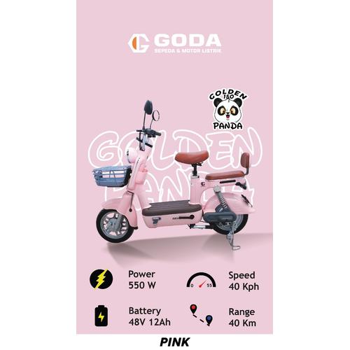Jual Sepeda Listrik Goda New Golden150 Panda Moped Electric Bike ...