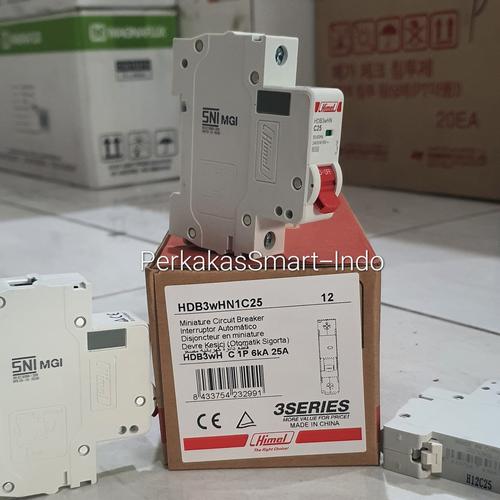 Jual HIMEL mcb 1phase sni 25a/mcb 1pole 6ka 25 a mini breaker hdb3whn1c25 - Jakarta Utara ...
