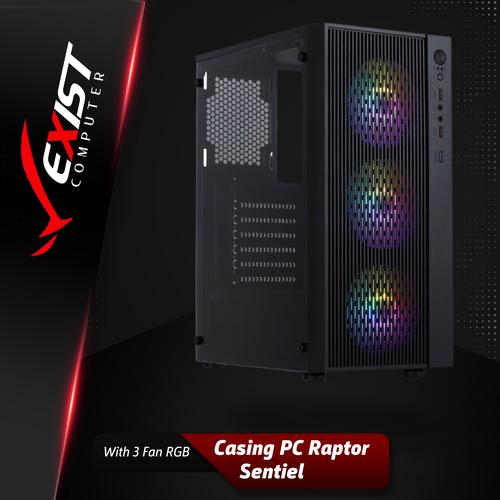 Jual Casing PC Raptor Sentinel With 3 RGB Fan - Kota Medan - Ex1stCom ...
