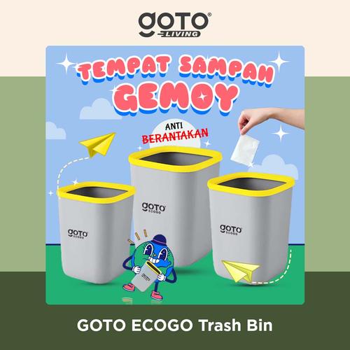 Promo Goto Ecogo Tempat Tong Keranjang Kotak Sampah Mini Besar Aesthetic - SMALL - Kota ...