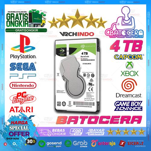 Jual 4TB HDD Internal SATA 2.5 Inch Games Batocera Emulator Console ...