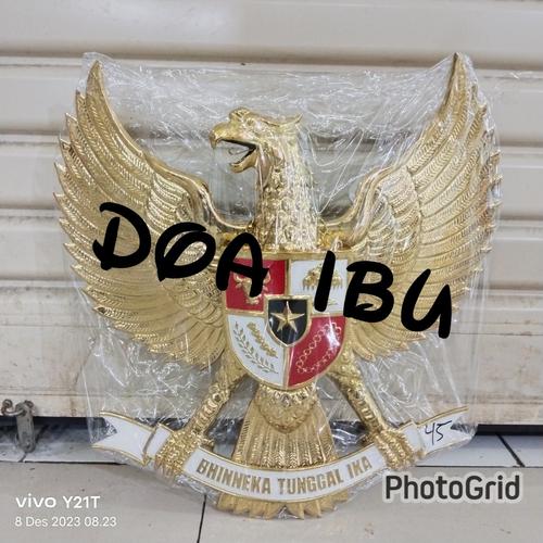 Jual garuda kuningan patung garuda Pancasila ukuran 45cm - Jakarta ...