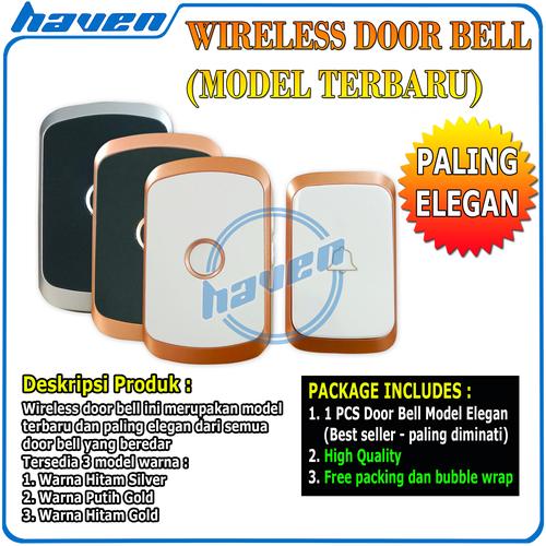 Promo Bel Rumah Tanpa Kabel / Wireless Waterproof Door Bell Pintu ...