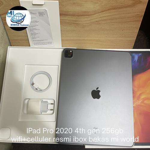 Jual IBOX ]Ipad Pro 2020 12.9" 256gb 256 wifi+celluler 4th Gen bekas second - ipd+pncil+magic ...