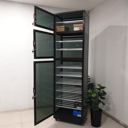 Jual 60X40X210 LEMARI RAK SEPATU ALUMINIUM TEBAL ETALASE COKLAT KACA 5 ...