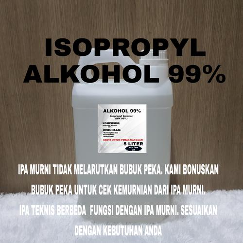 Jual Isopropyl alcohol 99% / Ipa 99% / Isopropyl alkohol- 5 liter ...