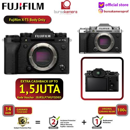 Promo Fujifilm X-T5 Body Only Fuji XT5 XT 5 Mirrorless Camera GARANSI RESMI - Black Cicil 0% 3x ...