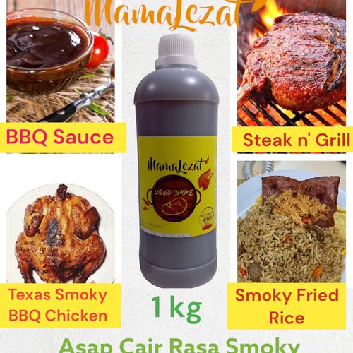 Jual Asap Cair Penambah Rasa Makanan 1 kg Aroma Asap SMOKY Wood Vinegar ...