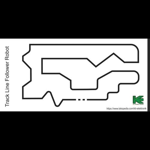 Jual Track Jalur Line Follower Robot LFR Garis Hitam 2m x 1m - Kab ...